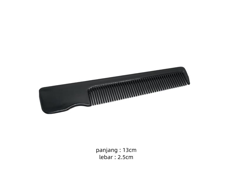 [12 pcs] sisir rambut kecil pria tebal khusus hitam - Shop | Tokopedia