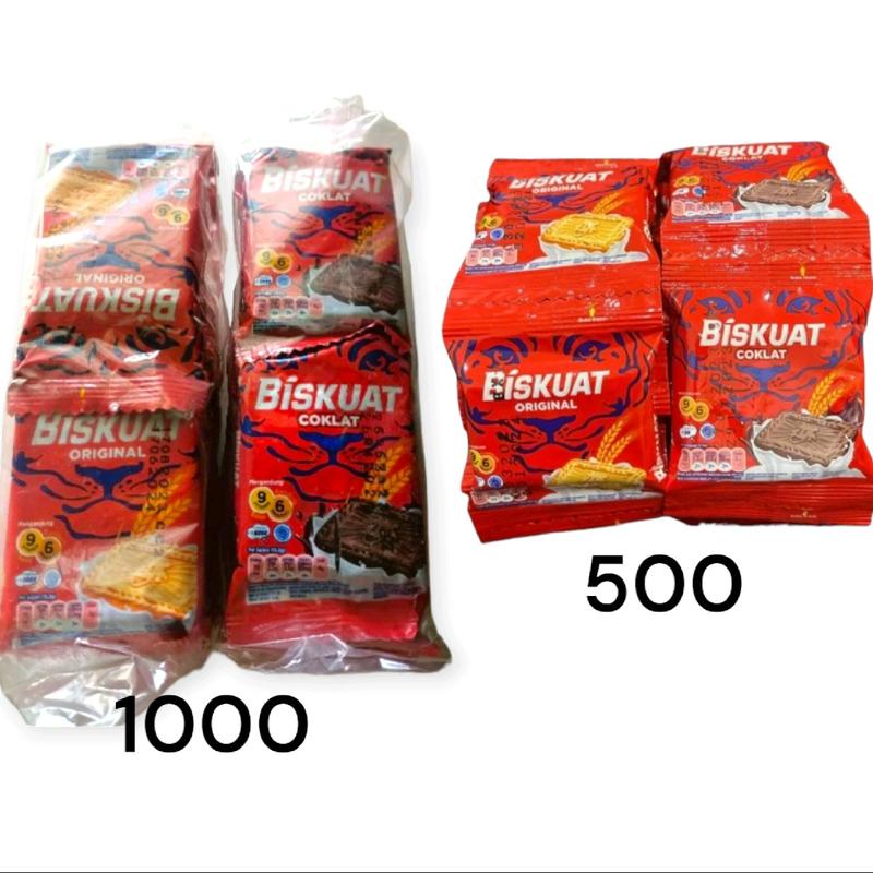 Biskuat Renceng 1000 / 500 rasa Coklat / Original per pak Is - Shop ...