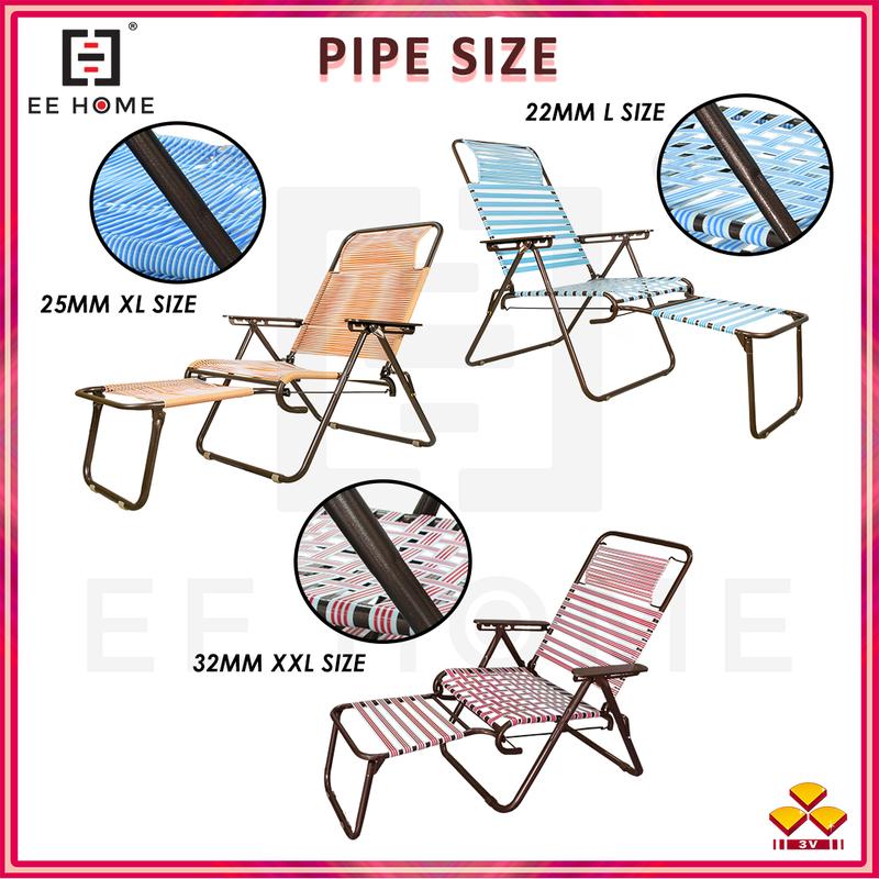 EE HOME 3V Lazy Chair Extra Big XXL 32 MM Pipe Pillow Curve Foldable ...