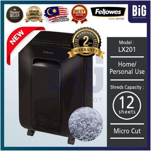 【READY STOCK | 100% ORIGINAL】FELLOWES LX201 HEAVY DUTY SHREDDER ...