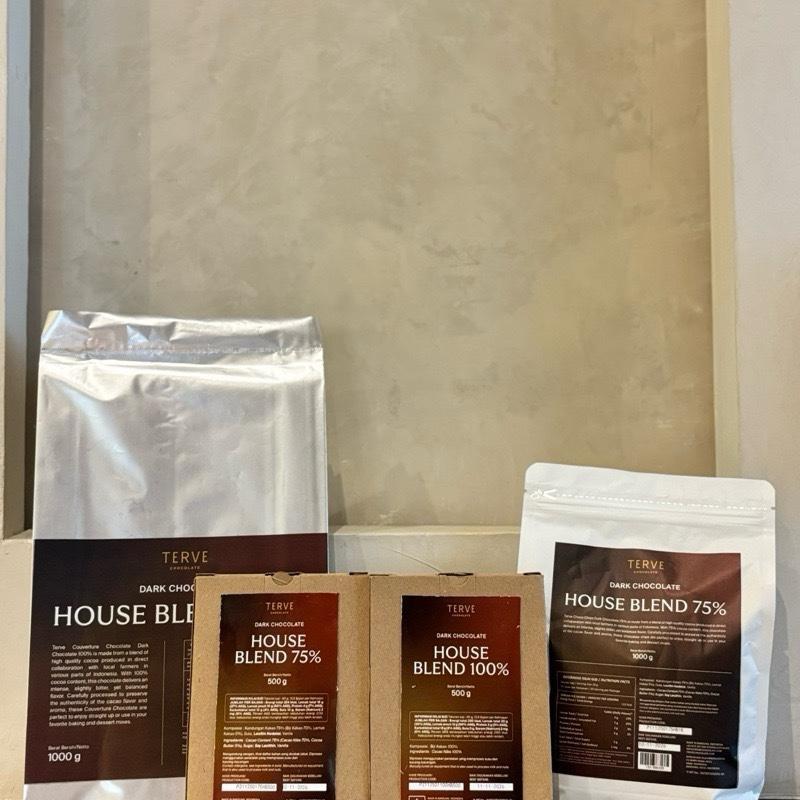 Dark Chocolate Houseblend Chocolate Couverture - Terve Chocolate