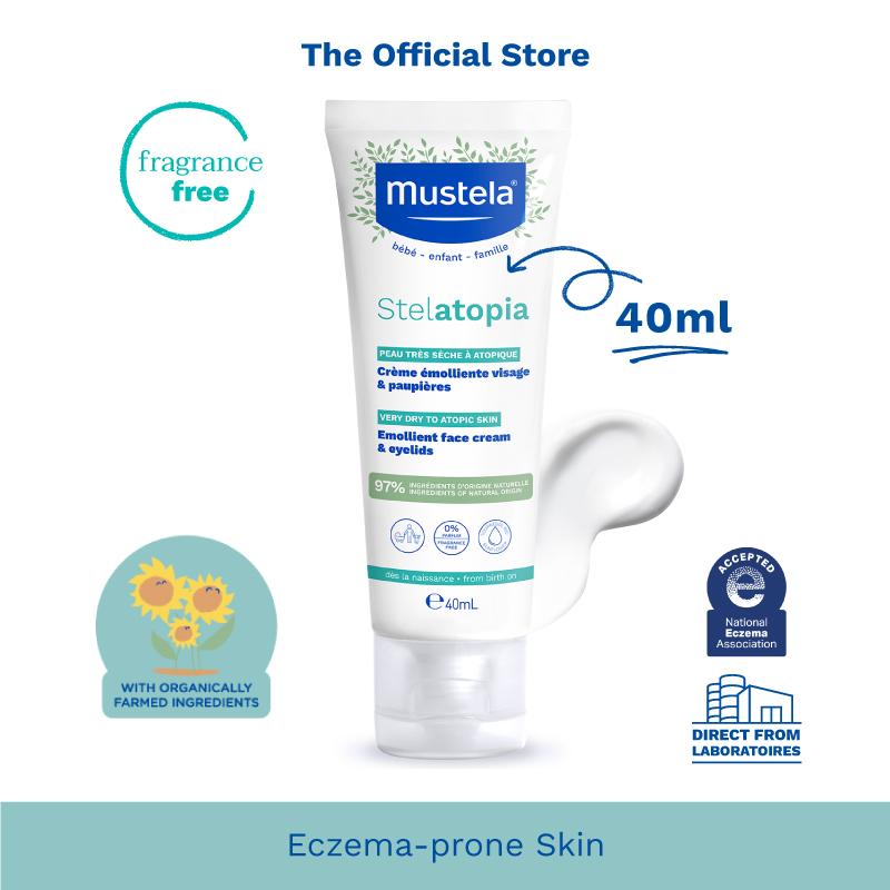 Mustela Stelatopia Emollient Face Cream for Eczema-Prone Ski - TikTok ...