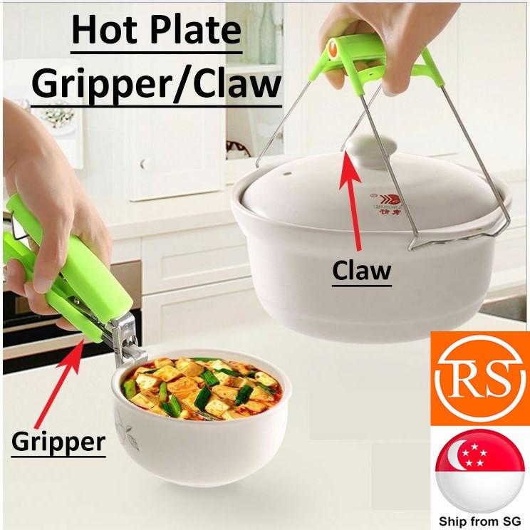 Hot Kitchen Bowl/Pan Gripper Dish Plate Tray Utensils Clip Grip ...