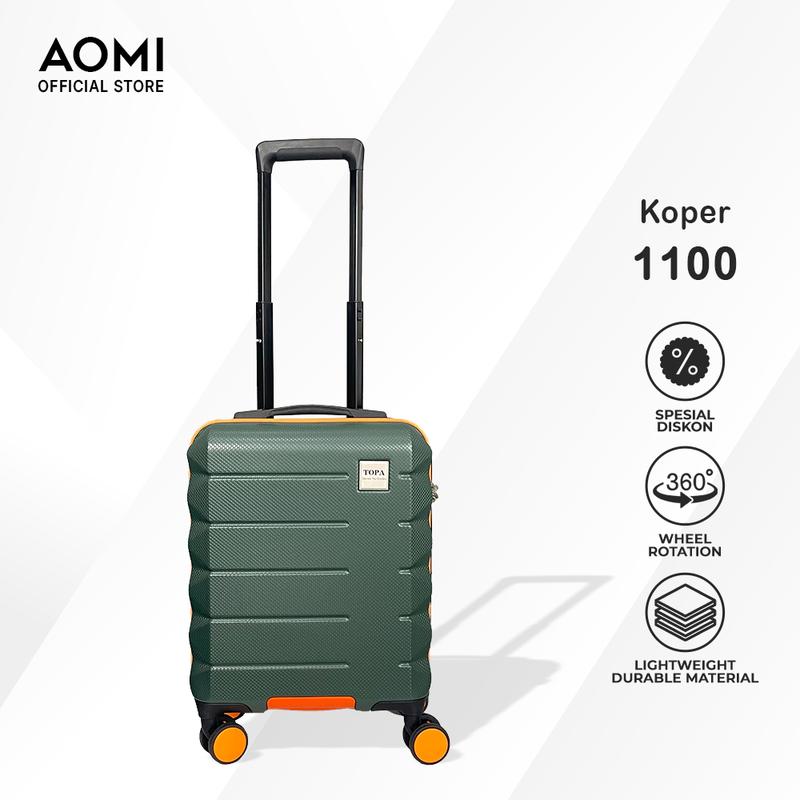 Koper Polycarbonate TOPA 16 inch Ringan Desain Modern 1100 dengan 4 ...