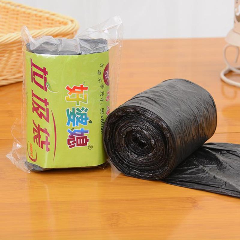 Large Disposable Garbage Bags 50pc Tear Resistant Non Leak Tarp ...