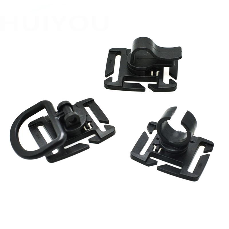 Molle Backpack Webbing Tube Clip Holder Buckle Hose Clamp Tactical ...