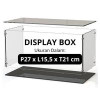 Jual Display Acrylic Box Custom Ukuran Dalam P27xL15,5xT21 - Bening ...