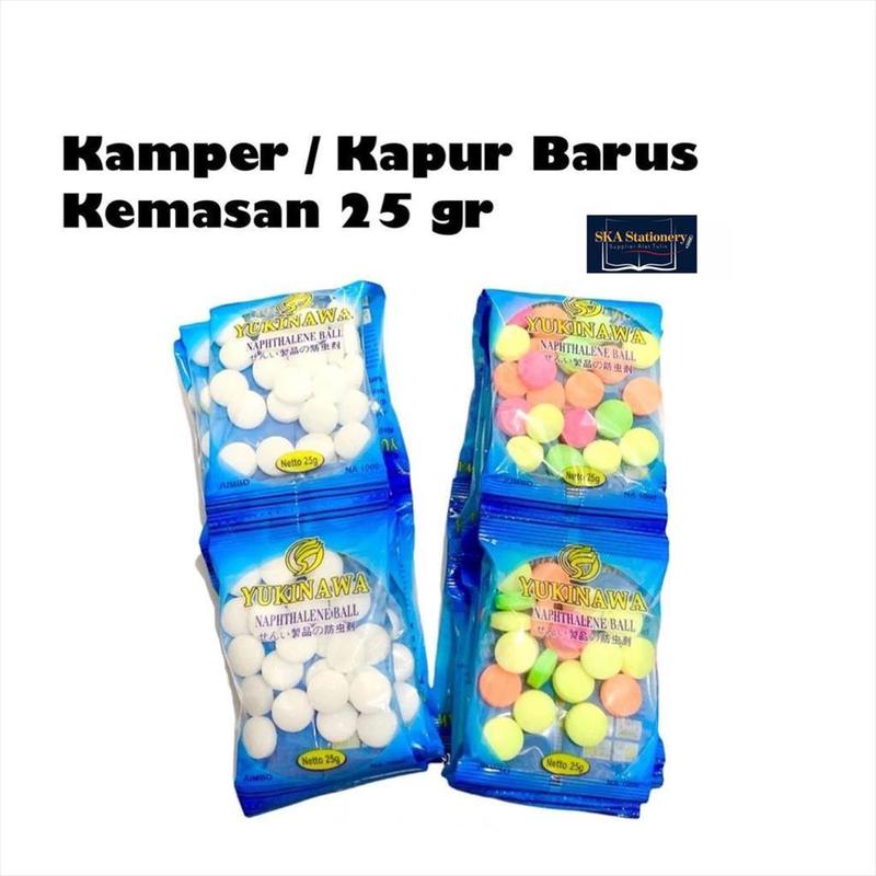 Kapur Barus/Kamper Putih Warna Kemasan 25 Gram (Pak Kecil) - Shop ...