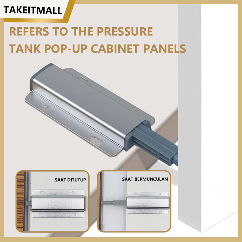 Push Open Plastik /Magnet Pintu Lemari Laci Panjang Push To Open Clip ...