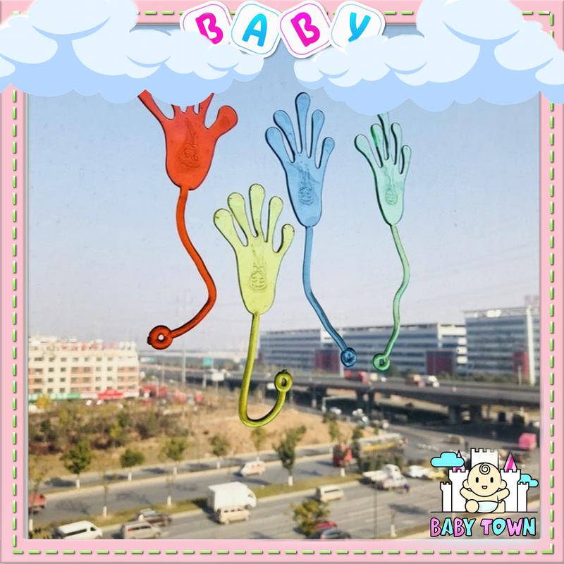 Kids Flexible Sticky Hand Palm Toys Kids Deformed Toys Wall Toy ...