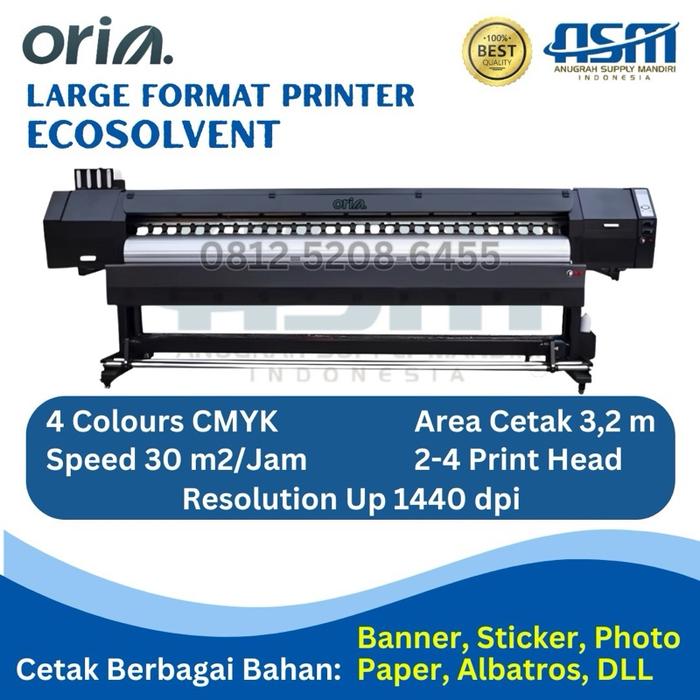 Jual MESIN DIGITAL PRINTING LARGE FORMAT PRINTER PLOTTER ORIA 3202 ...