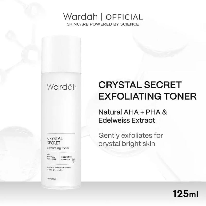 WARDAH Crystal Secret Exfoliating Toner AHA+PHA 125ml - TikTok Shop Malaysia
