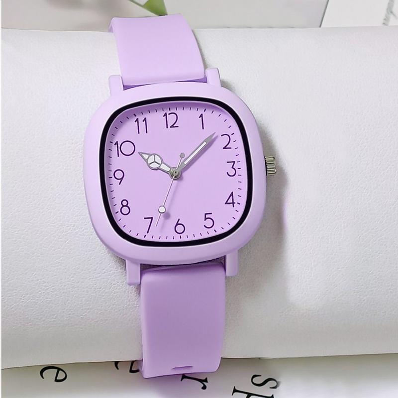 lineupon Sports Silicone Women Watch Luminous Hands Stainles - TikTok ...