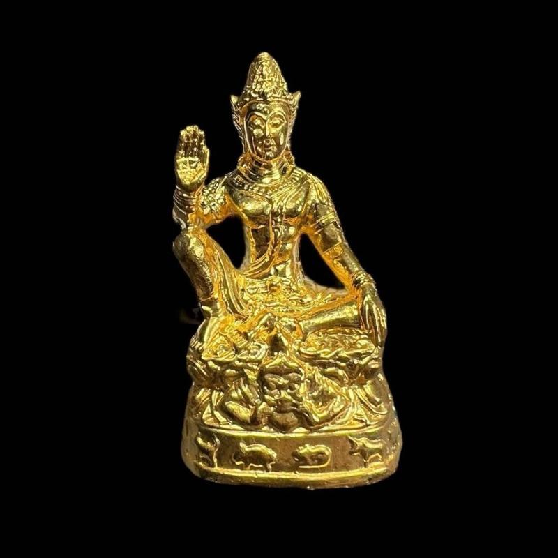 Gold Plated Mini Bucha Jatukam Ramathep With Rahu and 12 Chinese ...