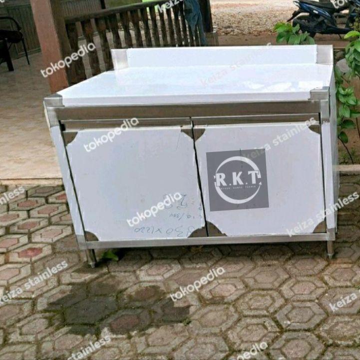 meja cabinet stainless steel - Shop | Tokopedia