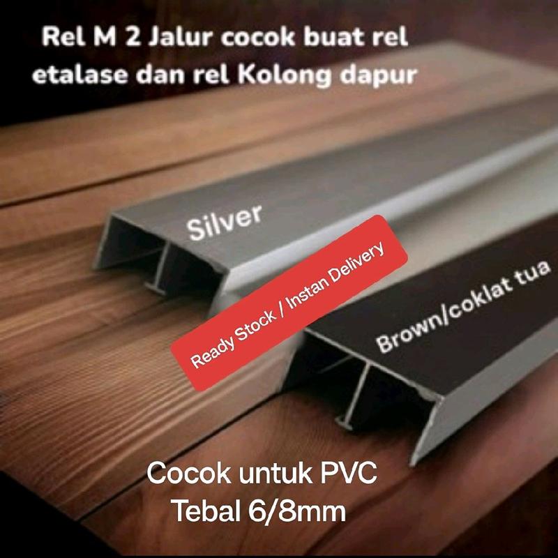 Rell Aluminium Kolong Dapur M 1 Meter rel SILVER - Shop | Tokopedia