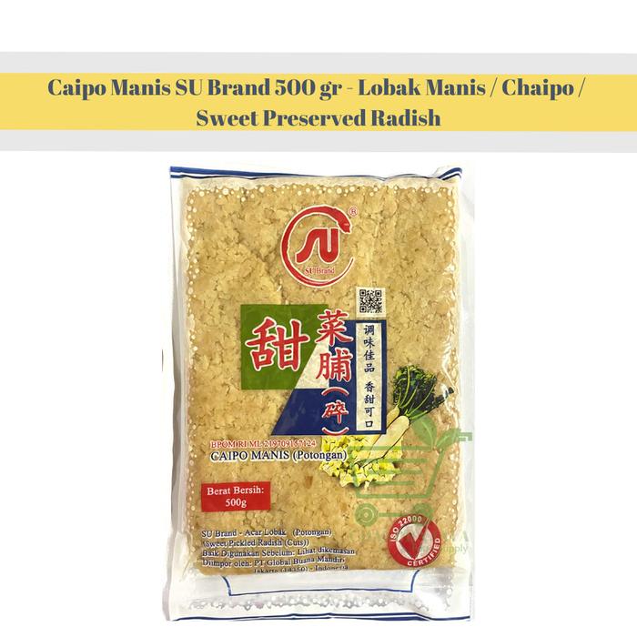 Jual Caipo Manis SU Brand 500 gr - Lobak Manis / Chaipo / Radish ...