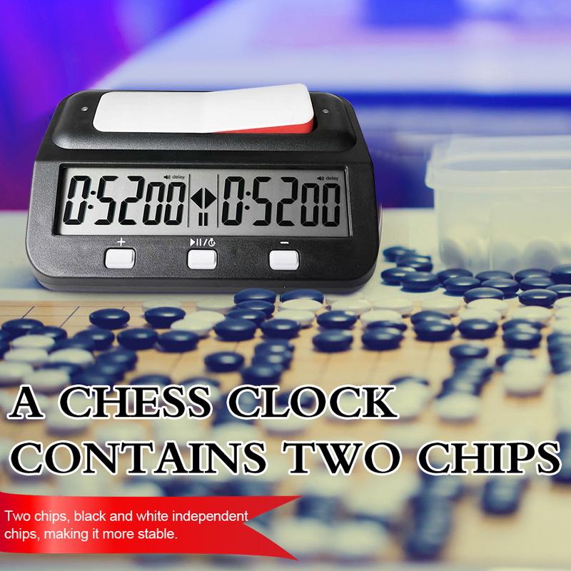 Chess Digital Timer Professional Stopwatch Board Clock Plastic - TikTok ...
