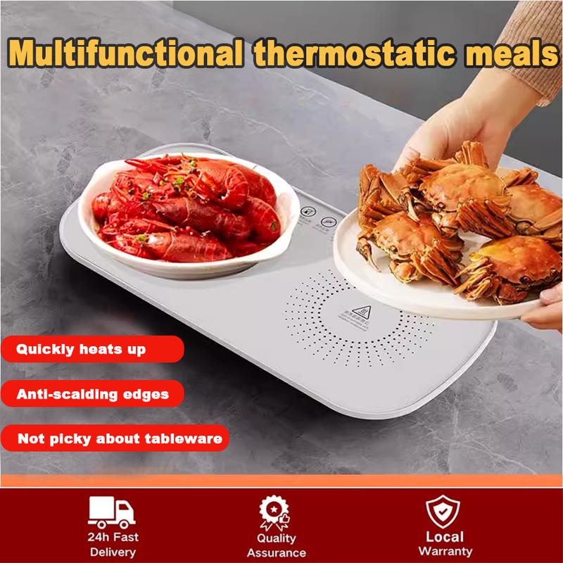 10 Seconds Quickly Heating Food Warming Board Multifunctional ...