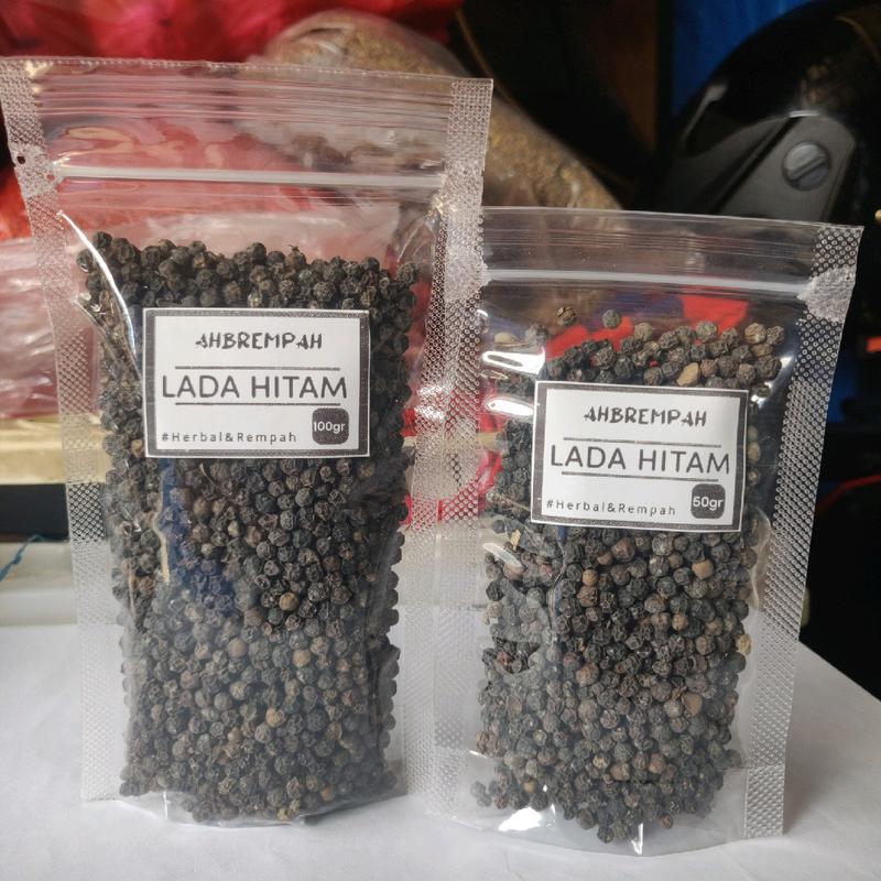 Lada hitam bulat bersih 100gr - Shop | Tokopedia