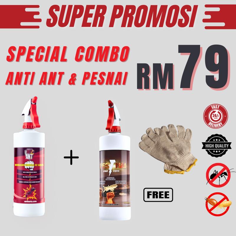 SPECIAL COMBO ANTI ANT DAN PESNAI 500 ML - TikTok Shop Malaysia