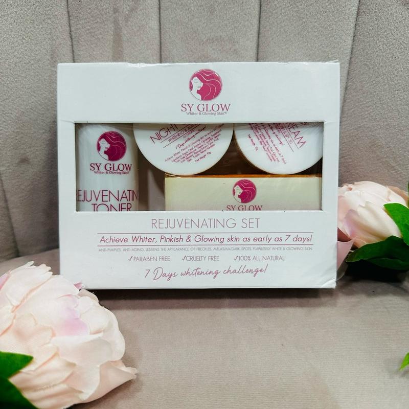 Sy Glow whiter and glowing skin rejuvenating set - TikTok Shop Singapore