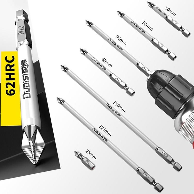 1/7Pcs New Magnetic PH2 Screwdriver Bit with High Hardness Waterproof ...