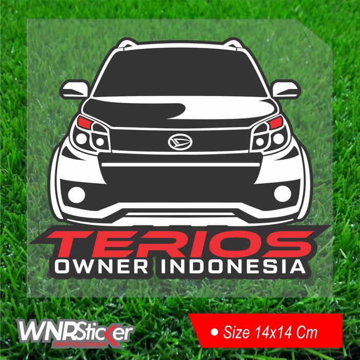 Jual Stiker Variasi Kaca Mobil Rush Terios Konde 2 lapis timbul ...
