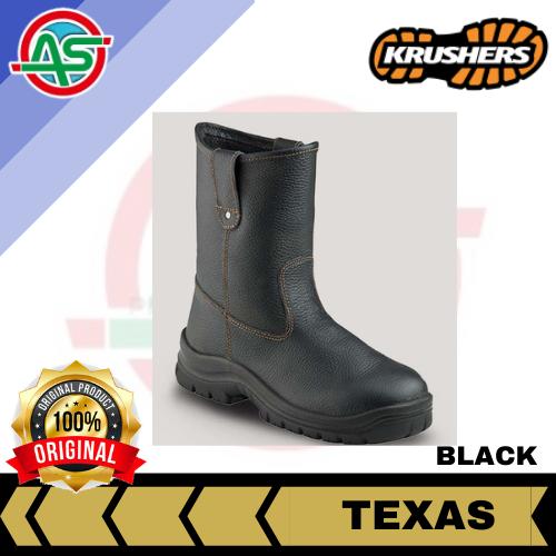 Safety shoes krushers texas black - Shop | Tokopedia
