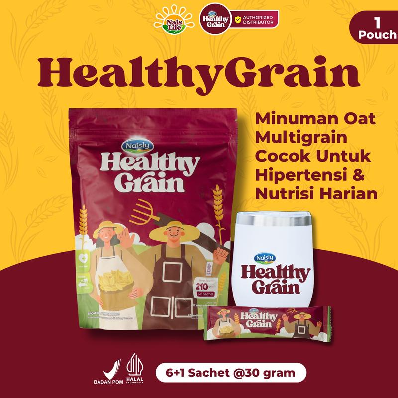 1 Pouch HealthyGrain Minuman Oat Multigrain Instan Cocok untuk ...