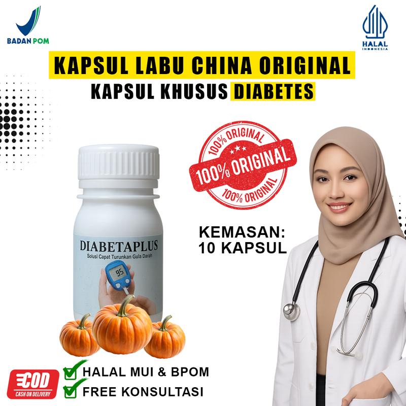 Kapsul Labu China Original 100% untuk Diabetes Penurun Gula Darah 10 ...