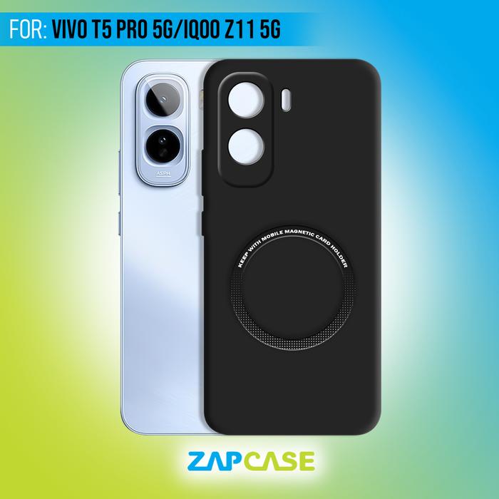 Jual Soft Case For Iqoo Z11 5G Case Ultra Slim Black Matte Magnetic ...