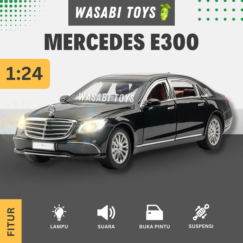 Miniatur Diecast 1:24 Mercedes Mercy E300 E 300 E Class (Lampu, - Shop | Tokopedia