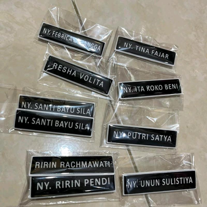 Pesan Sekarang! Name Tag Dinas atau Umum - Shop | Tokopedia