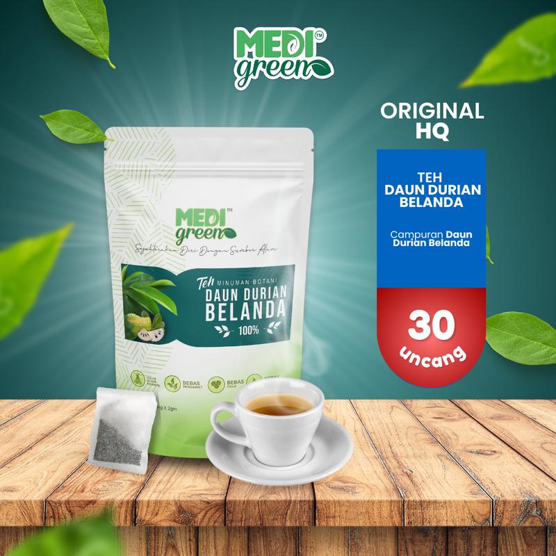 MEDIgreen Teh Daun Durian Belanda- Versi 100% Tanpa Campuran - TikTok ...