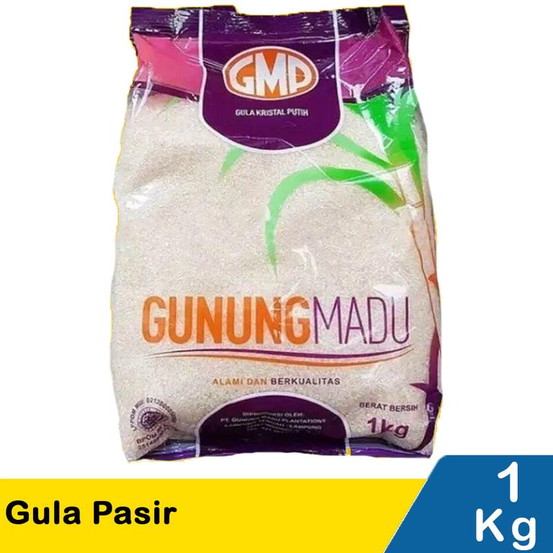 GMP GULA PASIR GUNUNG MADU 1kg Kristal Tebu Manis Putih Sugar - Shop | Tokopedia