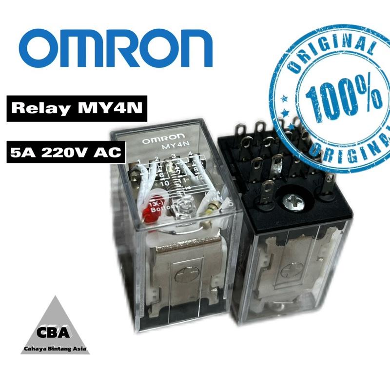 Relay Omron my4n 220v ac 14kaki/relay my4 220vac 5a - Shop | Tokopedia
