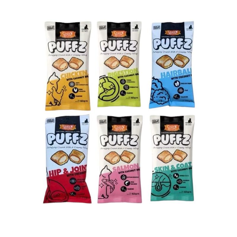 Cindy’s Recipe Puffz Cat Treats Cat Snacks 60g - TikTok Shop Malaysia