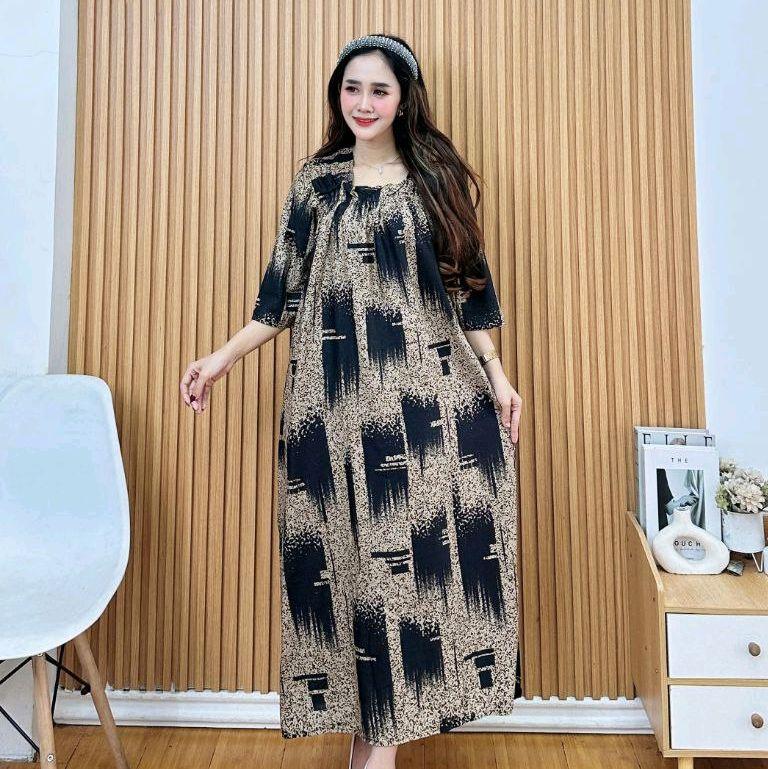BATIK IMRAN | FUJI DRES-DRESS RAYON PANJANG BAJU TIDUR NON BUSUI - Shop | Tokopedia
