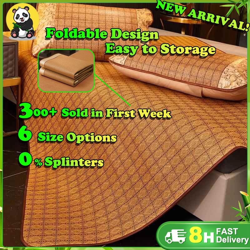 (Free Shipping) Tikar Buluh Ruang Tamu Tikar Alas Tempat Tidur - TikTok ...