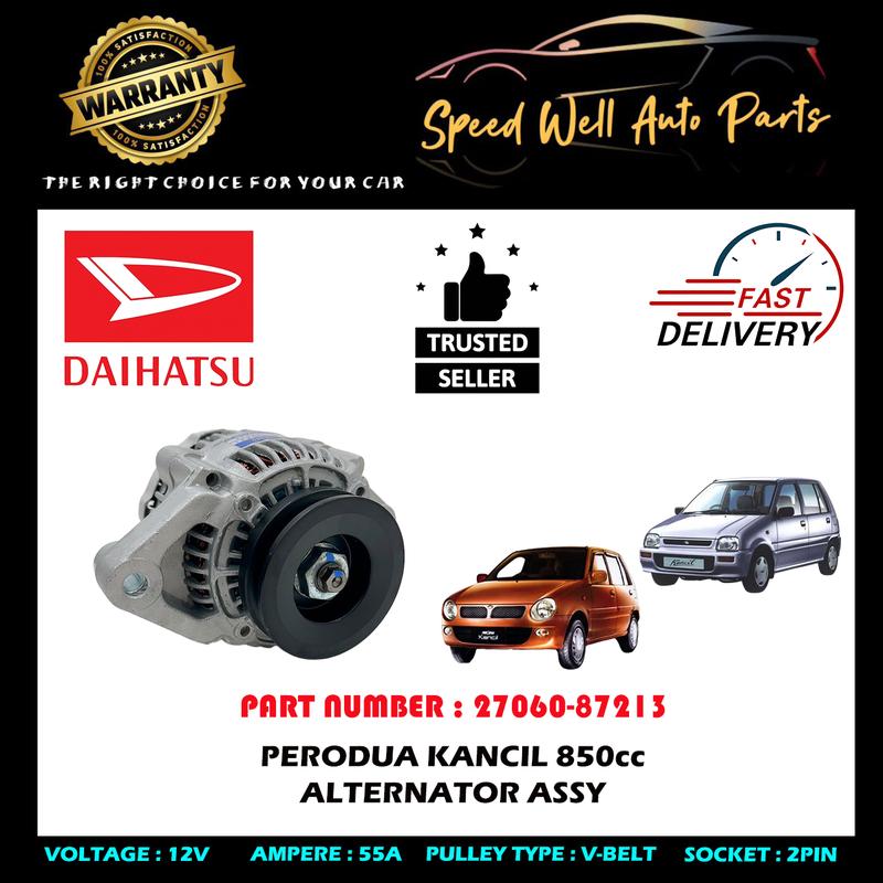 PERODUA KANCIL 850cc ALTERNATOR ASSEMBLY (27060-87213) - TikTok Shop ...