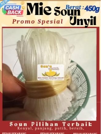 Mie Soun Klaten Sans Industry Unyil Panjang 1000g - 450g Noodles, Food ...