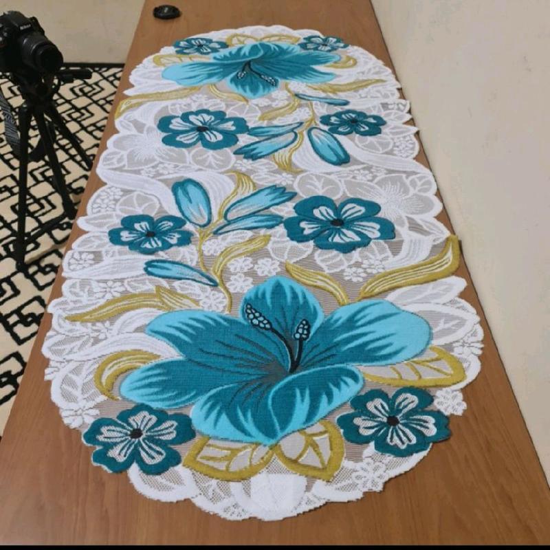 Taplak Meja Poliester Rajut Berkualitas Promosi - Ukuran 50x100cm ...