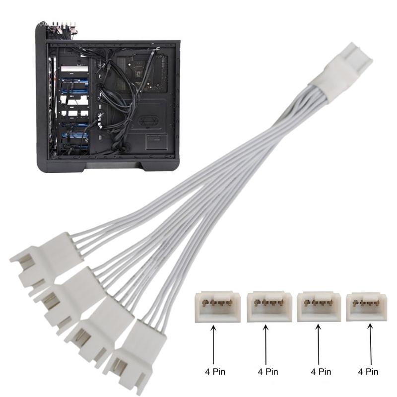 Yumali Extension cable plug and play main board 4Pin PWM temperature ...