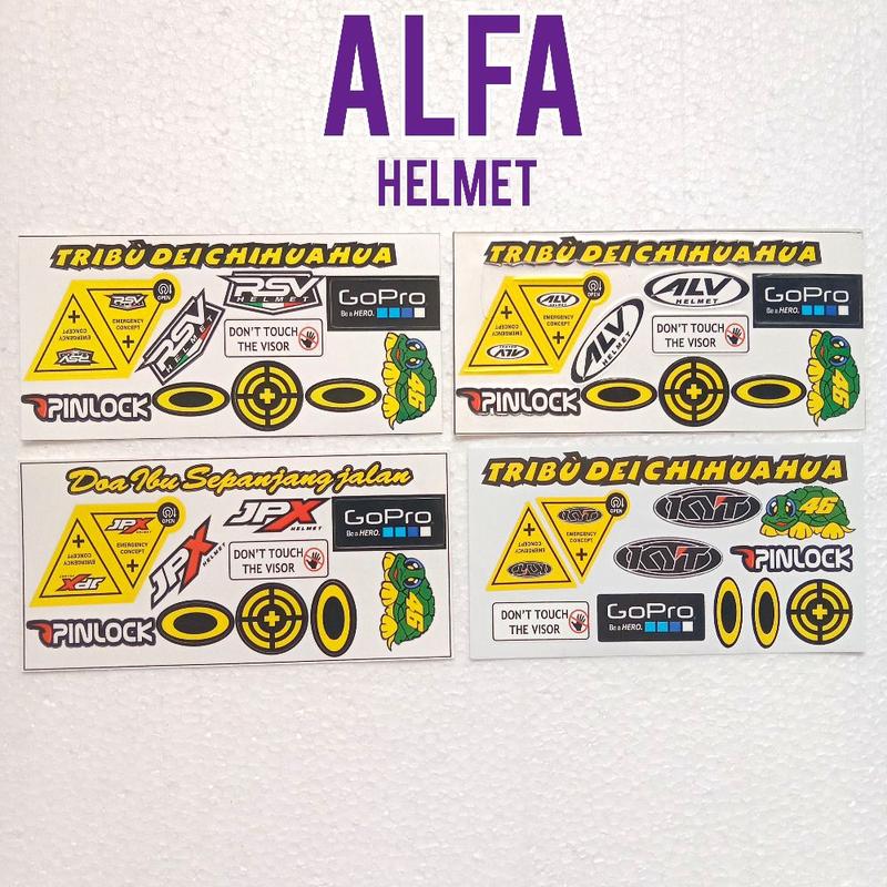 Sticker Visor Helm Full Variasi Full Pilihan Merk Helm / Sticker - Shop ...