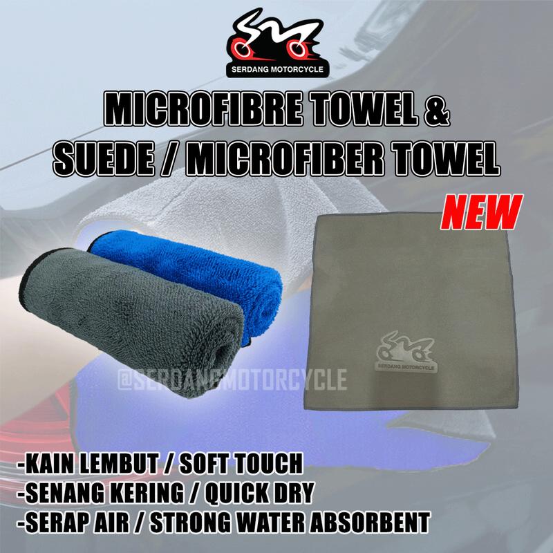Multipurpose Microfibre Towel Car Wash Kain Cuci Motor - TikTok Shop ...