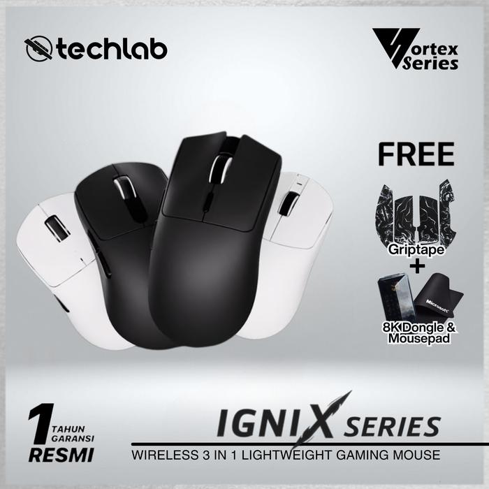 Promo VortexSeries IGNIX Series Wireless 3 in 1 Ultralight Gaming Mouse ...
