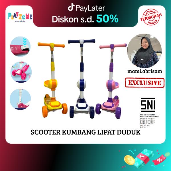 [SNI EXCLUSIVE MAMI.ABRISAM] PZ COD SNI / Scooter Sepeda Duduk / Mainan ...