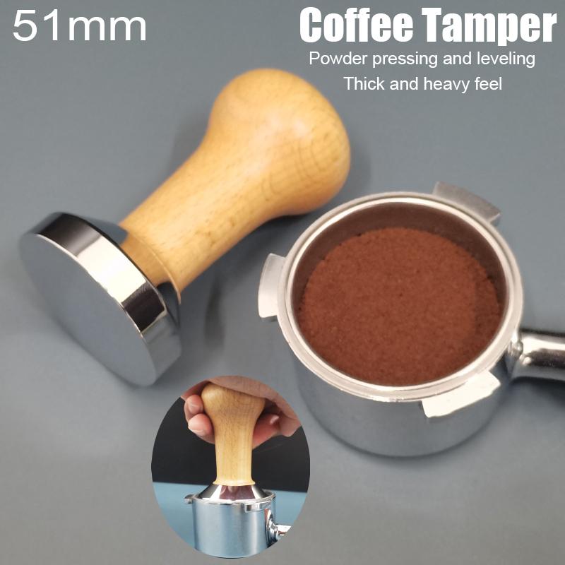 51mm Coffee Espresso Tamper Weight 283g Distributor Flat Tampers ...
