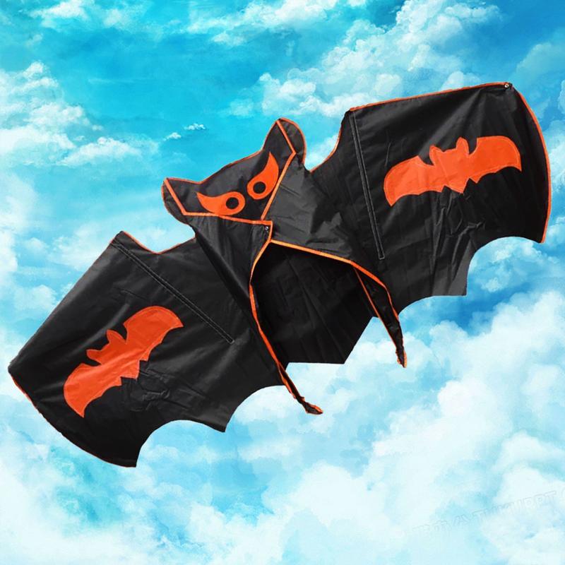 134*68cm Large bat kite, black kite, Children Outdoor Toy Game - TikTok ...